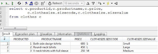 Object Relational Database Features Implemented With Oracle Dotnetspidor A Dot Net