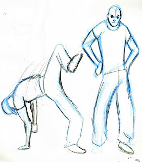 Motion Man's Flipbook: Bboy Gesture Drawings