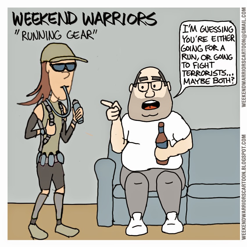 Weekend Warriors Cartoon