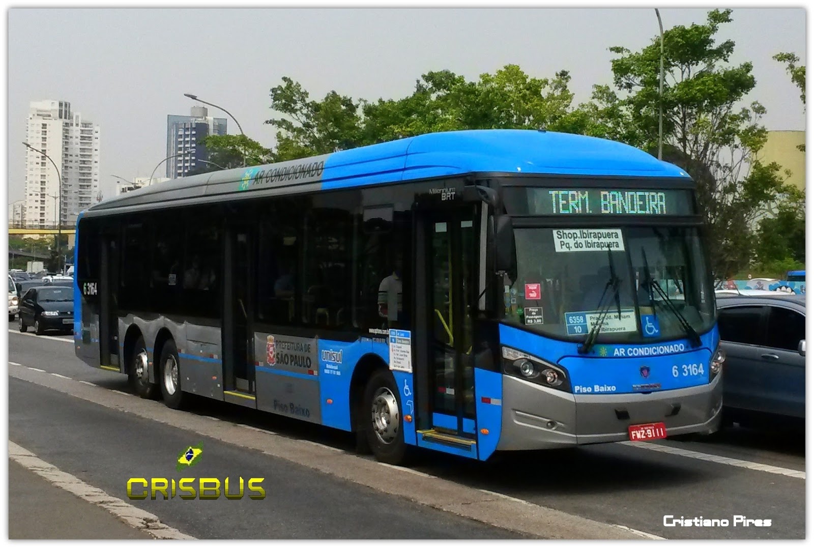 CRISBUS : 6 3164 Mobibrasil - Caio Millennium BRT - Scania K310UB 6x2