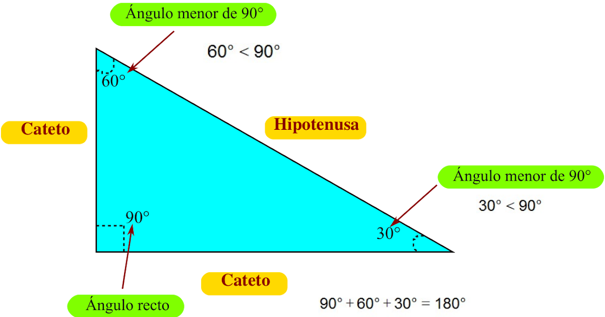 Aprendiendo Geometría: Características del triángulo rectángulo