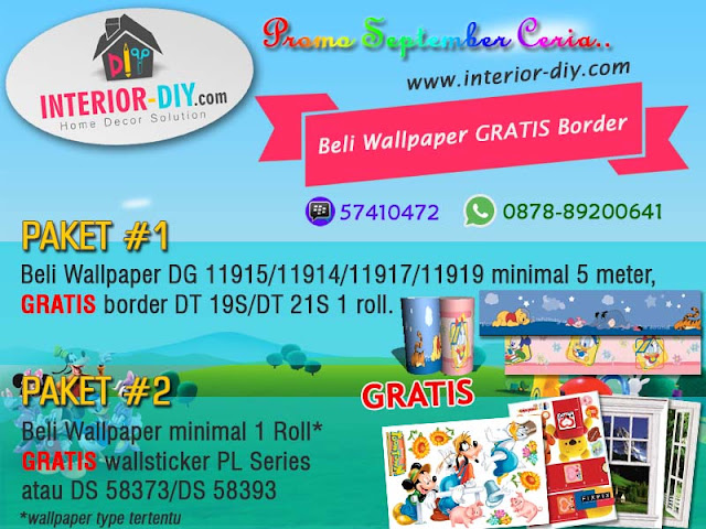 Interior Wallsticker: Promo September - Beli Wallpaper Sticker GRATIS ...