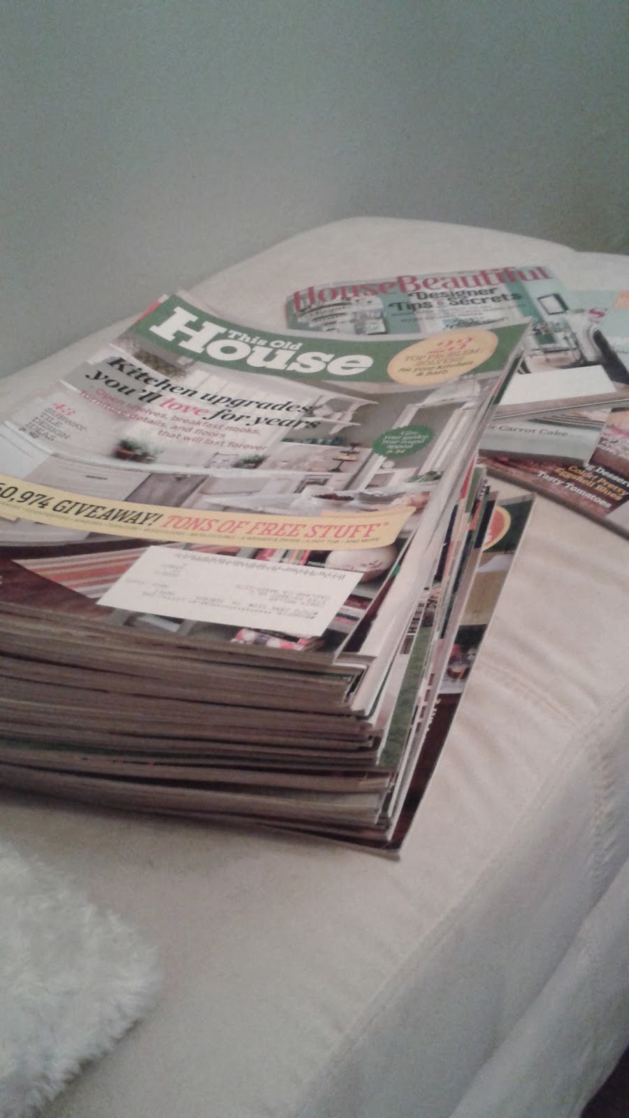 2 Fat Stacks of Magazines Gone