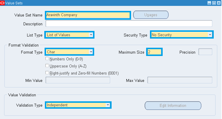 Oracle Applications Functional Creating Chart Of Accounts In Oracle