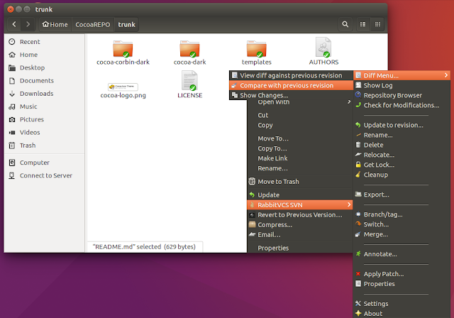 SOA JP: Instalar RabbitVCS en Ubuntu (alternativa perfecta a TortoiseSVN)