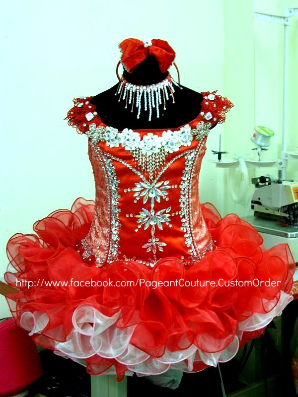 PAGEANT CUPCAKE DRESS from PAGEANT COUTURE: GLITZ DRESS N1 - MADE TO ORDER