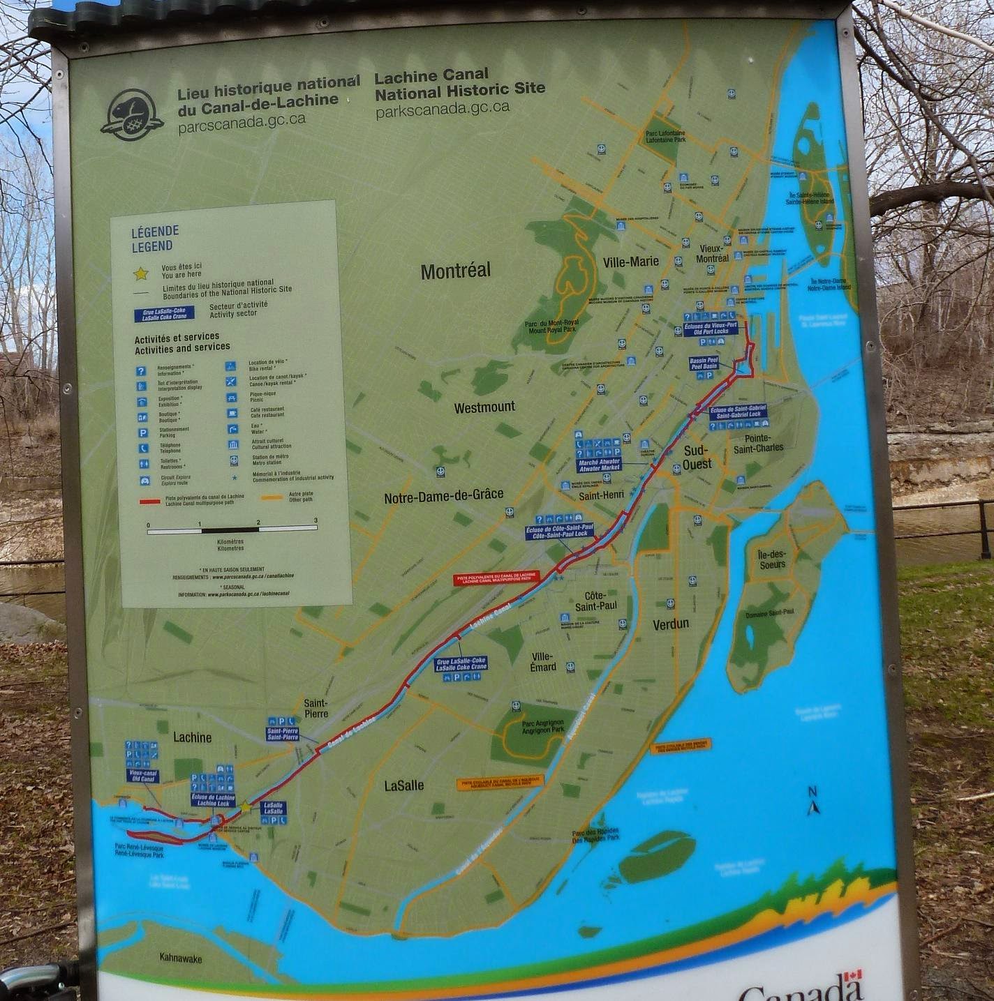 Eclectica: A ride along Monteal's Lachine Canal