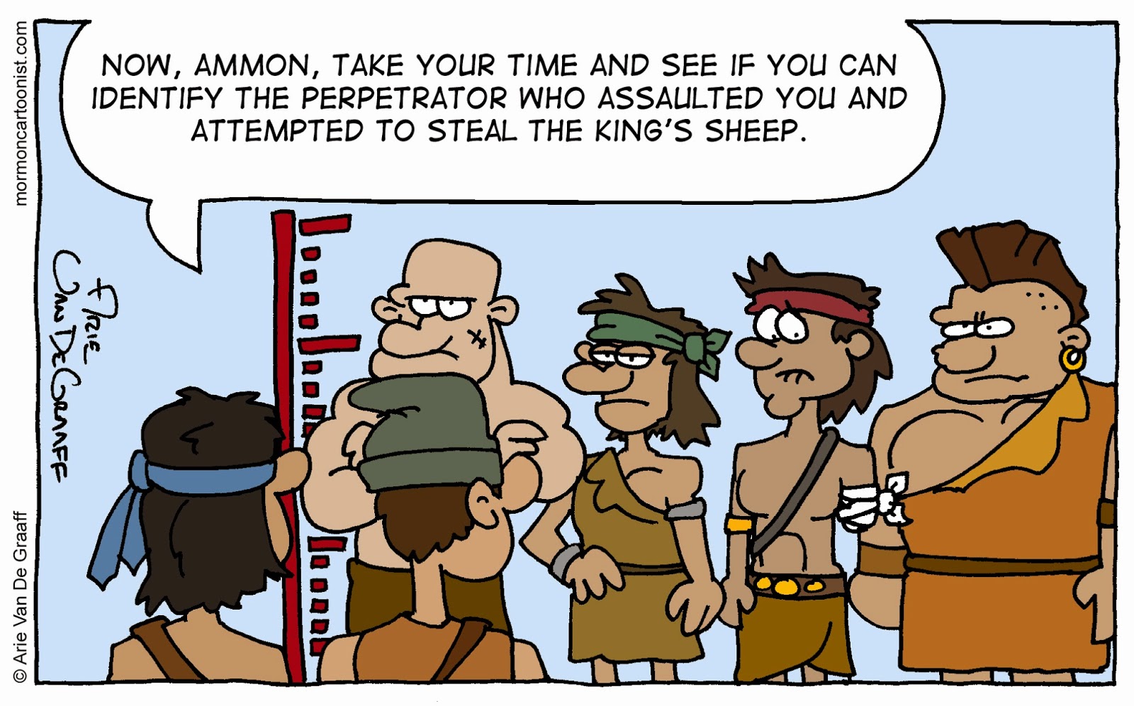 Ward Cartoonist: Ammon's Police Lineup