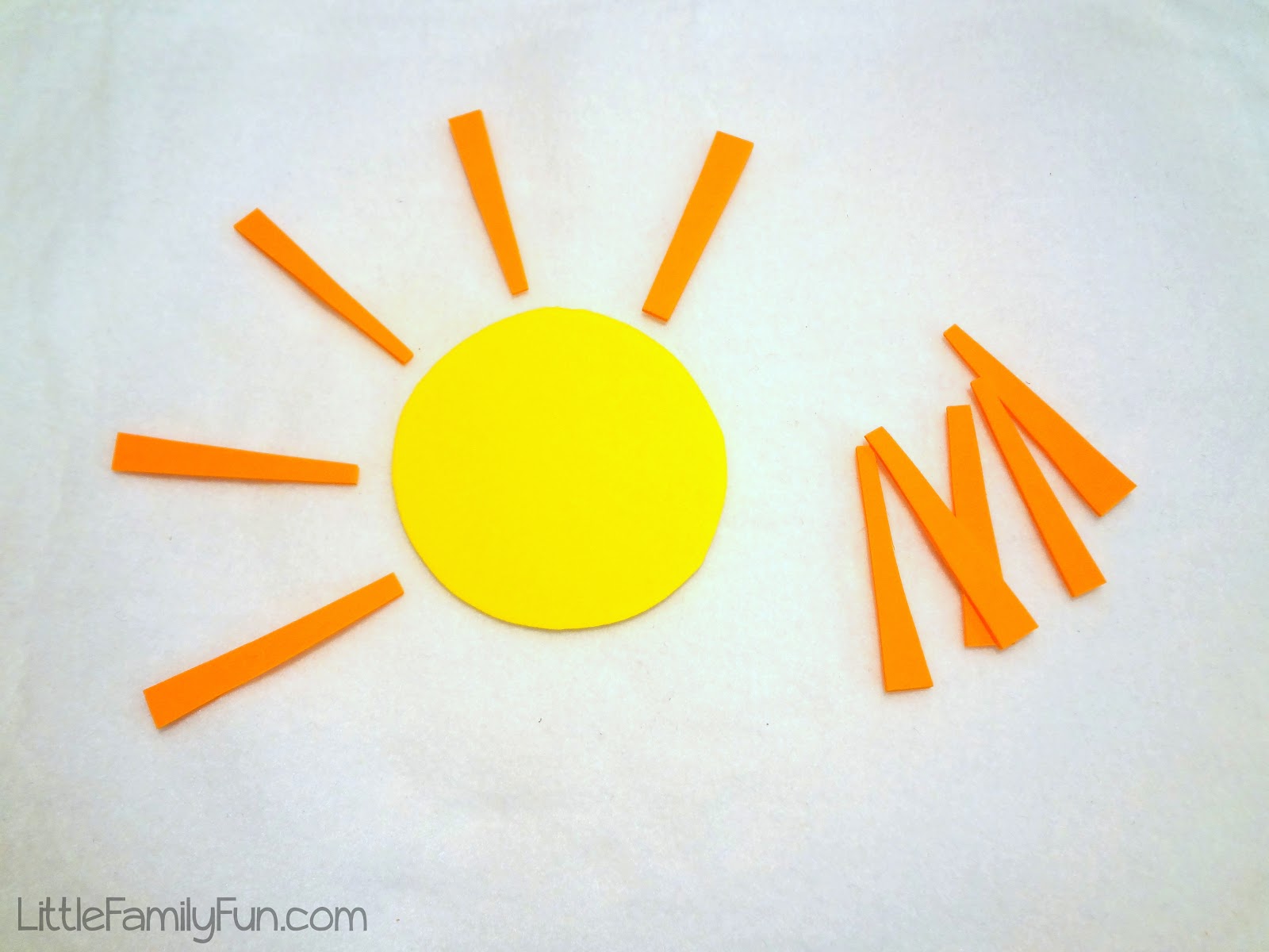 Little Family Fun: Counting Sun Rays - Preschool Activity