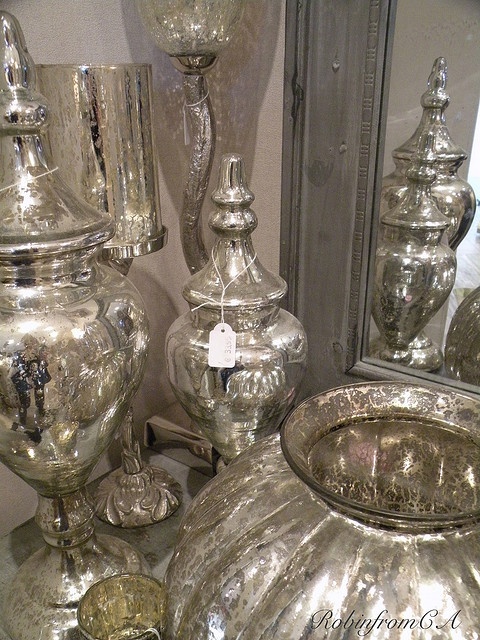 Eye For Design: Decorate With Mercury Glass......Glamorous AND Affordable