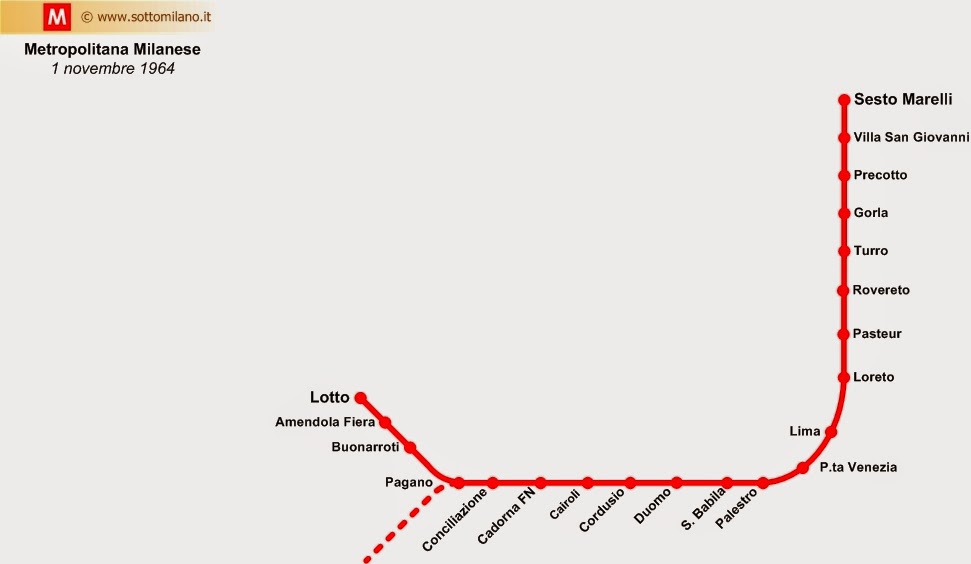 1964 - Quei 366 giorni fenomenali: Tutti in metrò - La linea 1 di Milano