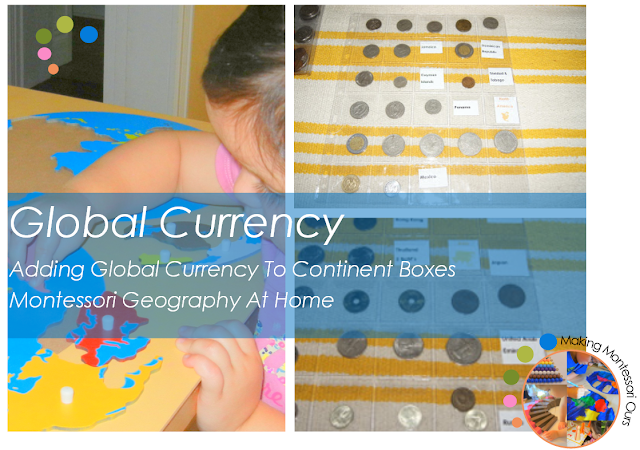 Adding Global Currency To Continent Boxes , Montessori Geography At ...