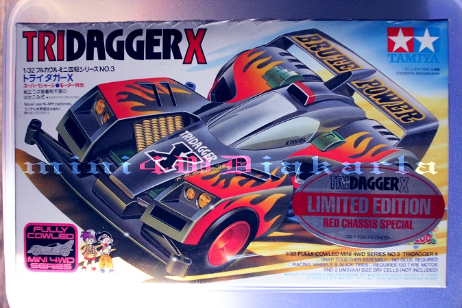 Toko TAMIYA Mini4WD Jakarta: [Jual] Tamiya Mini4WD TRIDAGGER X