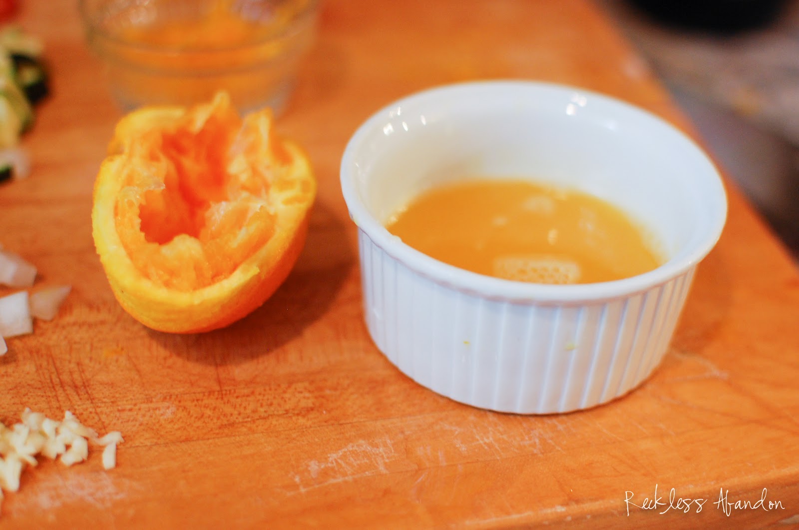 Reckless Abandon: Pan Seared Snapper with Citrus Saffron Vegetables ...