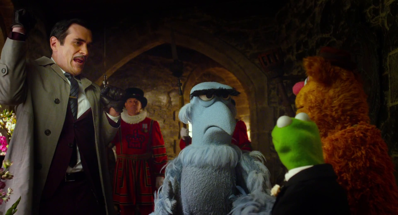 It's Ty Burrell! As Jean-Pierre Napoleon! With Sam Eagle! And Kermit ...