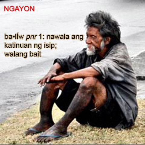 samot-sari: ba•líw