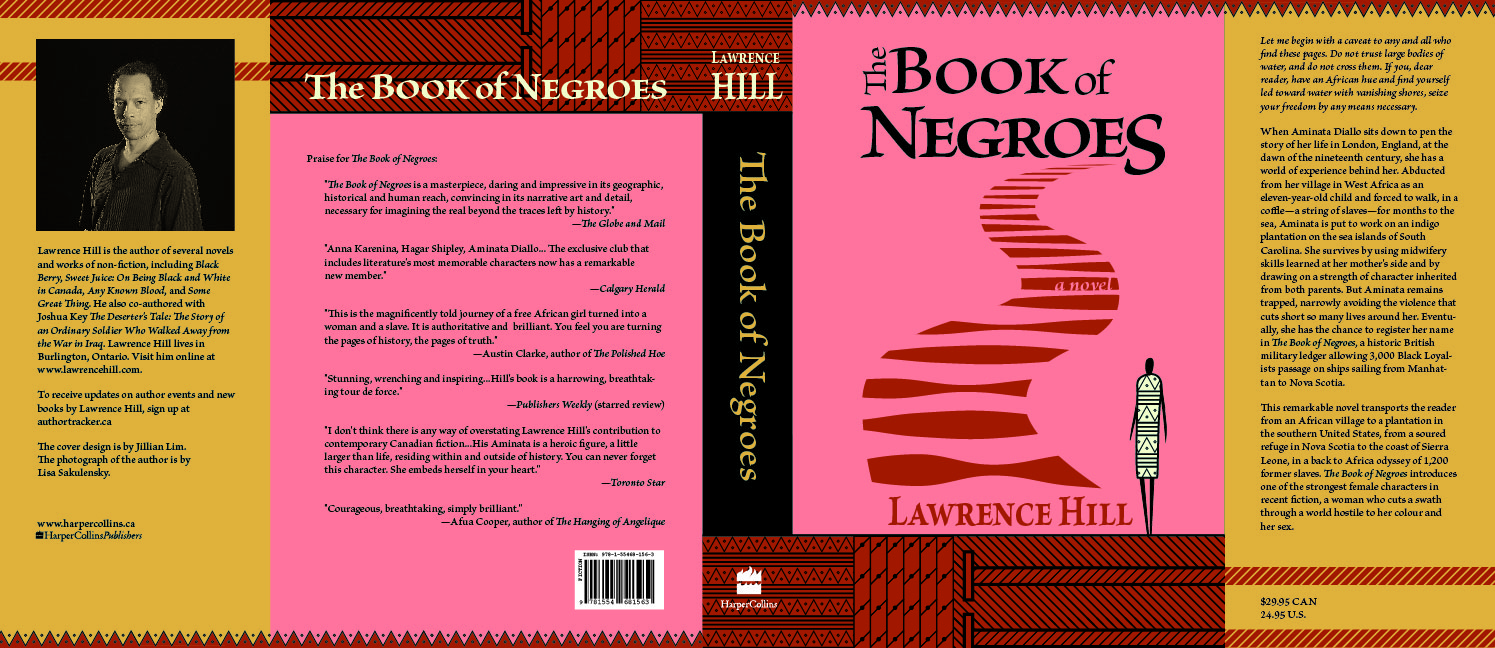 Jillian Lim: Book of Negroes: Book Cover Jacket Redesign