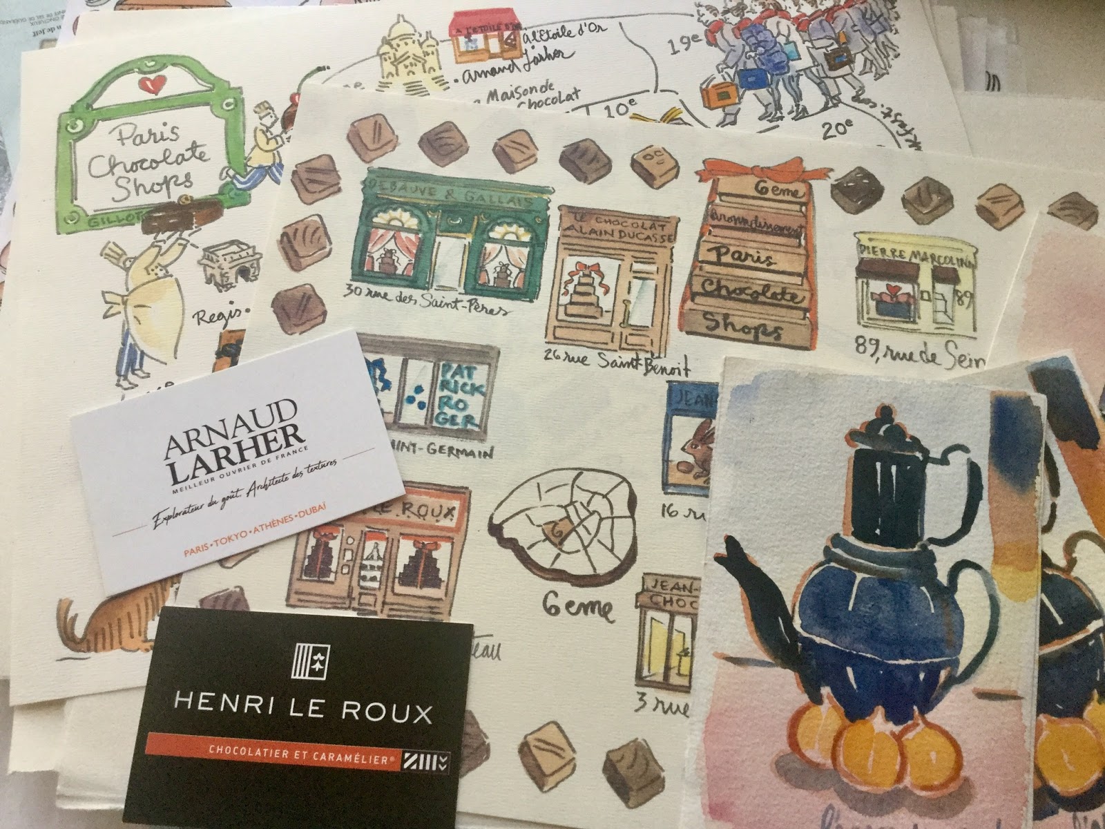 paris breakfasts: Paris Chocolate Shop map + a Twofer