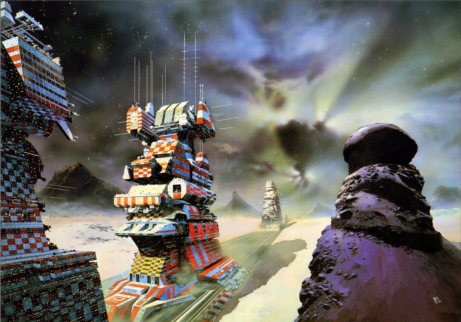 Chris Foss Sci-Fi Art and Illustrations | Astrona