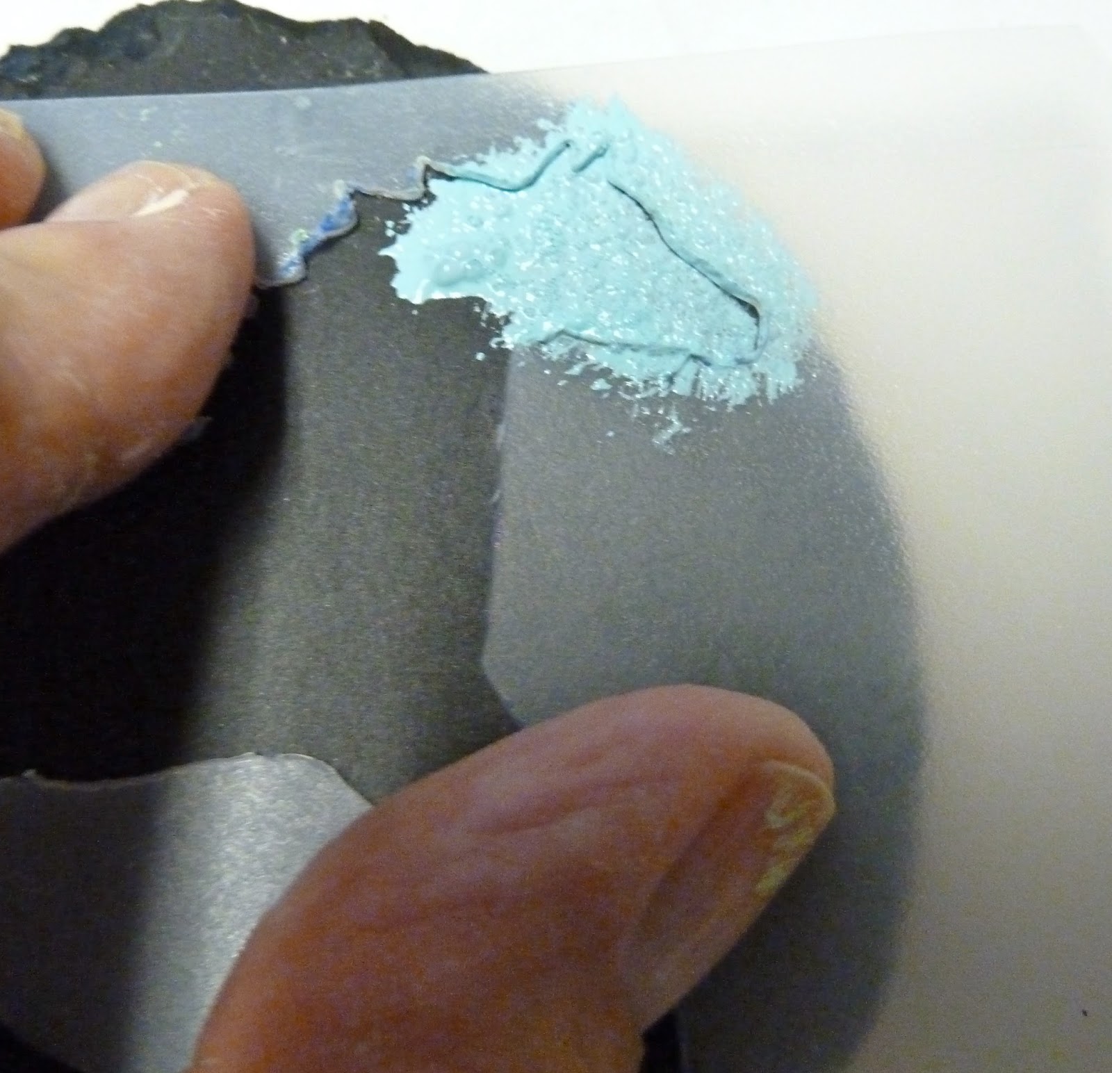 Make it easy crafts: Tutorial Stenciled slate coasters-- and how to cut ...