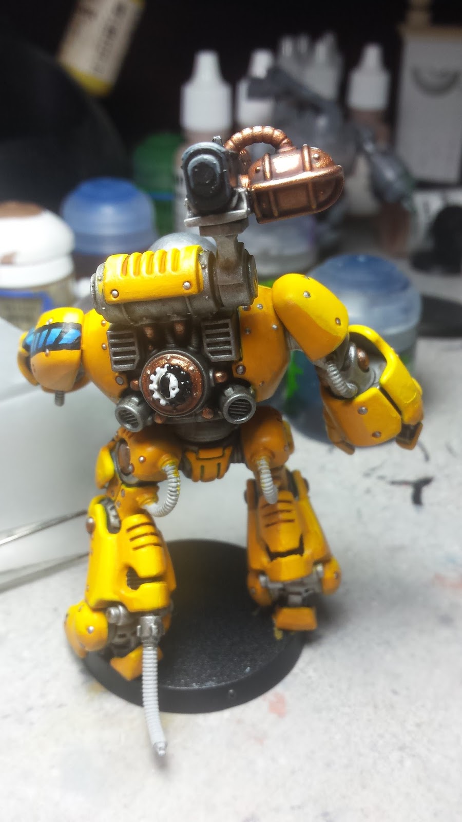 Brush Wizard: AdMech - Kastelan Robots Progress