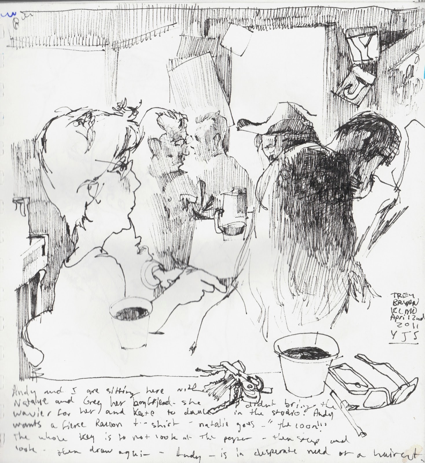 TREY BRYAN: Black Album (my black sketchbook) (1)