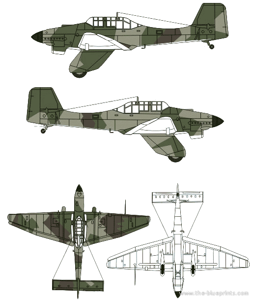 vehículos de la II guerra mundial: Junkers Ju 87( stuka)(Alemán)