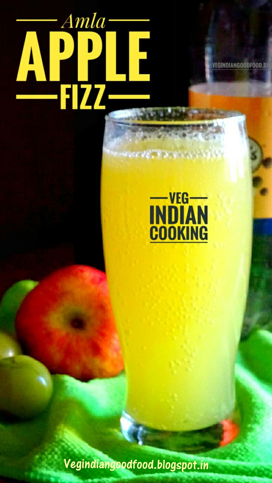 Veg Indian Cooking: Amla Apple Fizz