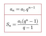 Tópicos de Matemática: Fórmulas para PA e PG