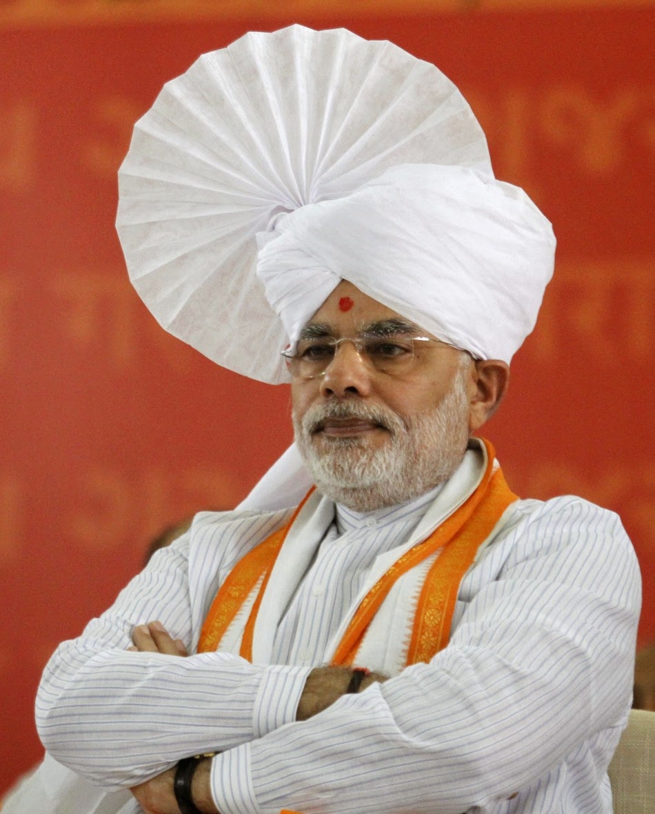 Modi Modified... A Look at different styles of Pagdi for Modi during ...