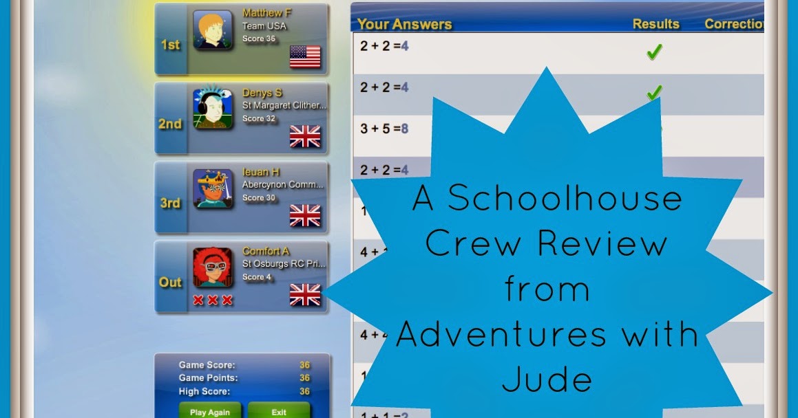 Adventures with Jude: 3P Learning: Mathletics (A Schoolhouse Crew Review)