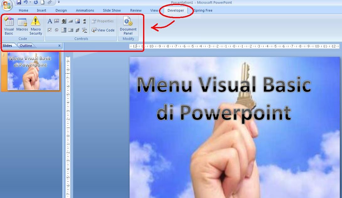 Mengenal Aplikasi Visual Basic (VBA) untuk Powerpoint - SangPengajar.com