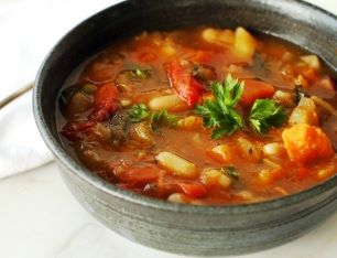 In en om die huis: DIK GROENTESOP