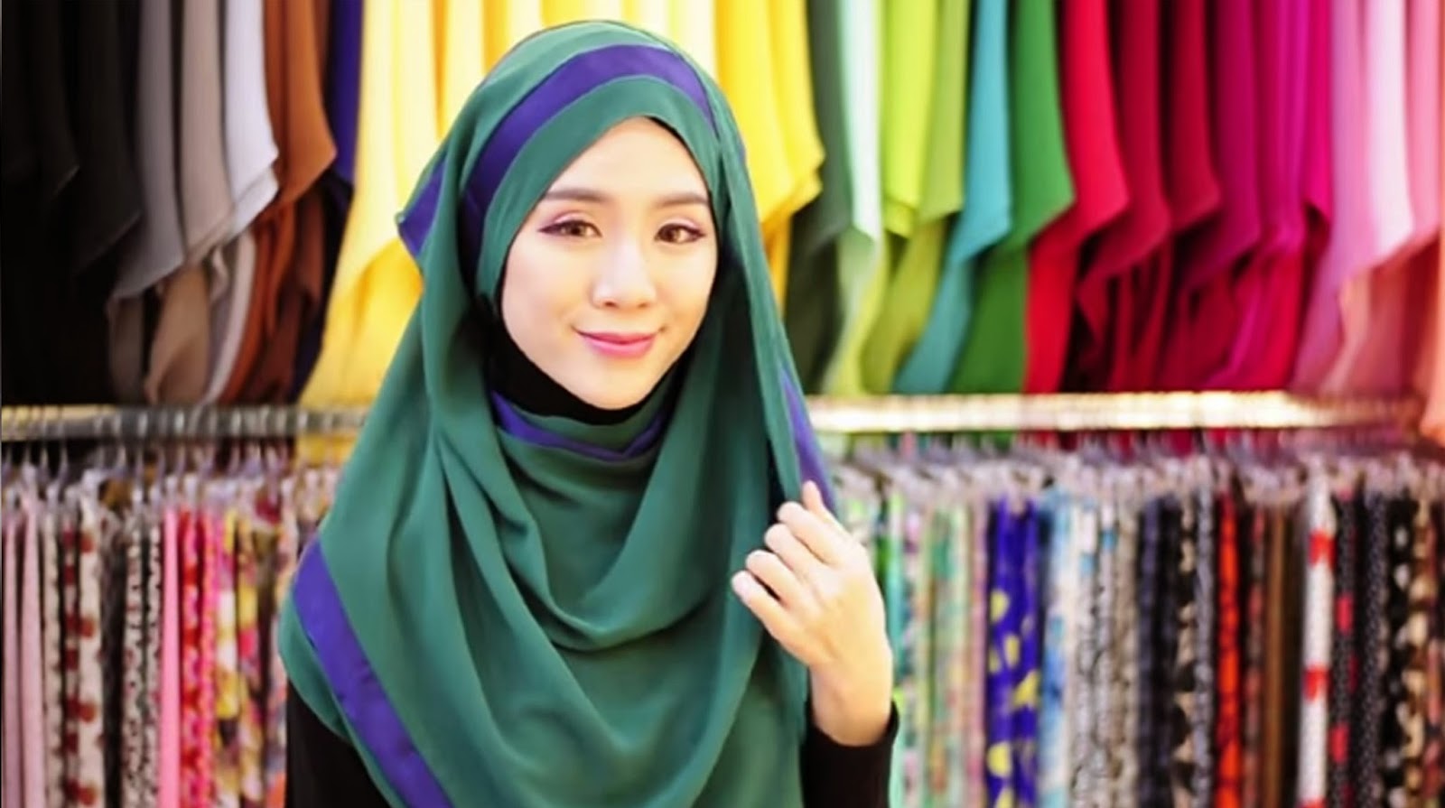 Fesyen Muslimah Terkini: Neng Geulis Hijab Tutorial 13 Ruby Shawl by ...