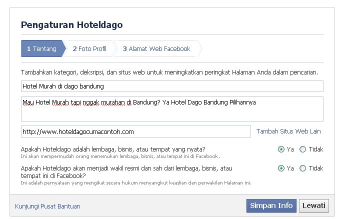 Tips Apa Aja: Cara Membuat FB Fanpage.