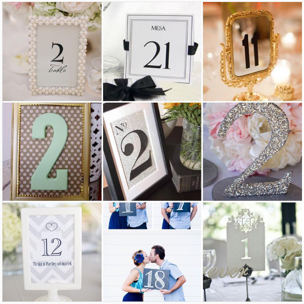 ¿Cómo hacer números de mesas para tu fiesta?