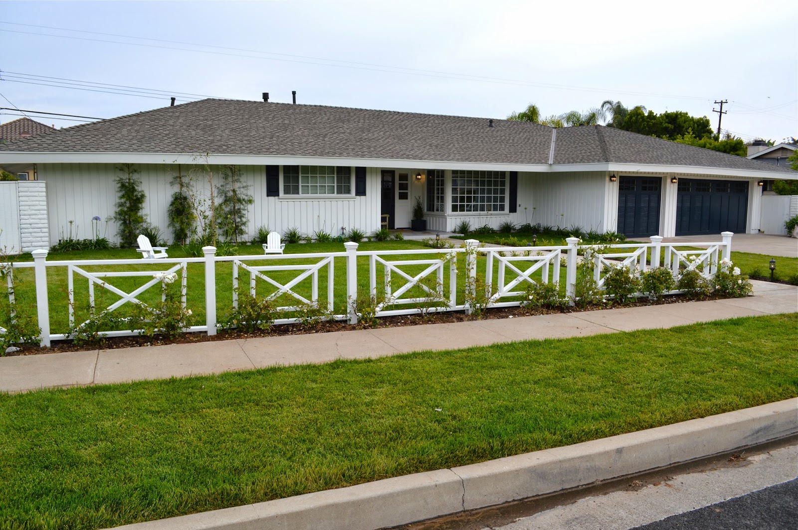 The Cape Cod Ranch Renovation: Front Yard & New Fence