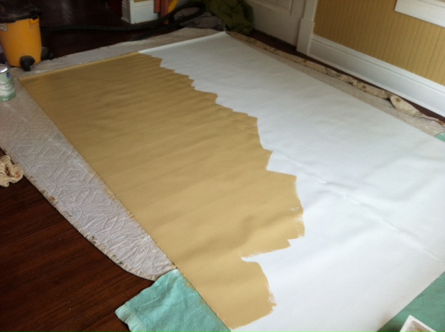 A Heritage of Arrows: Linoleum Floor Cloth - my weekend project!
