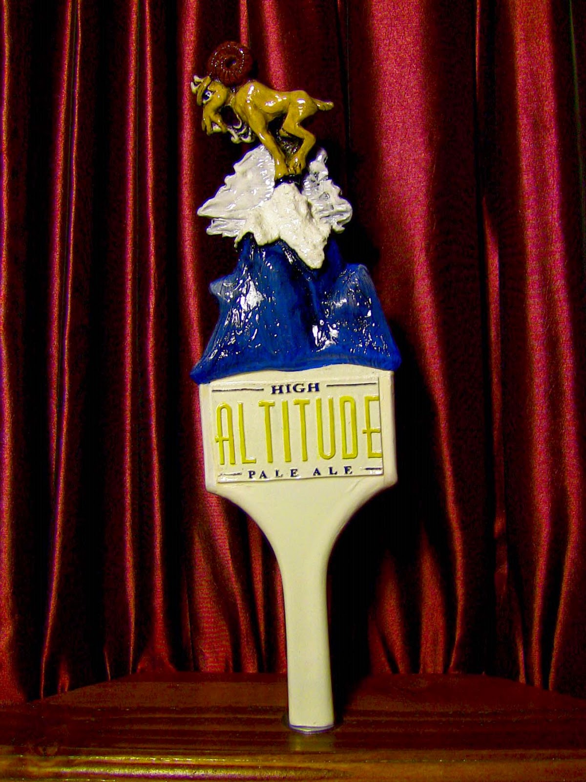 Tap Handle #452: Blue Corn Cafe & Brewery - High Altitude Pale Ale