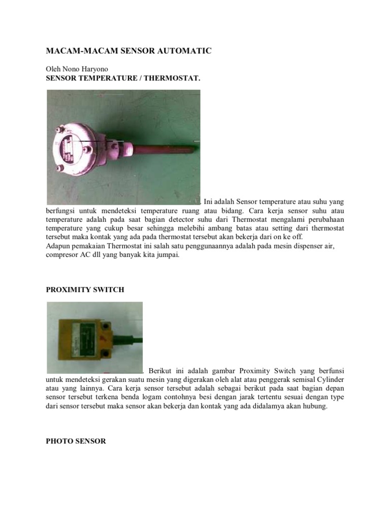 macam macam sensor - wood scribd indo