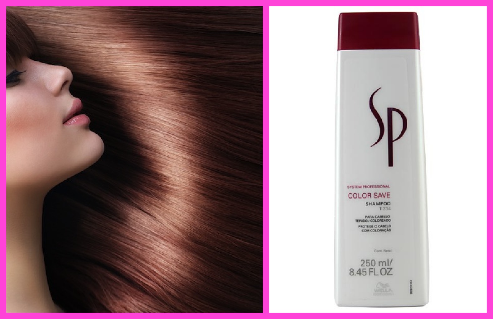 Cabelos Mais: wella sp color save shampoo