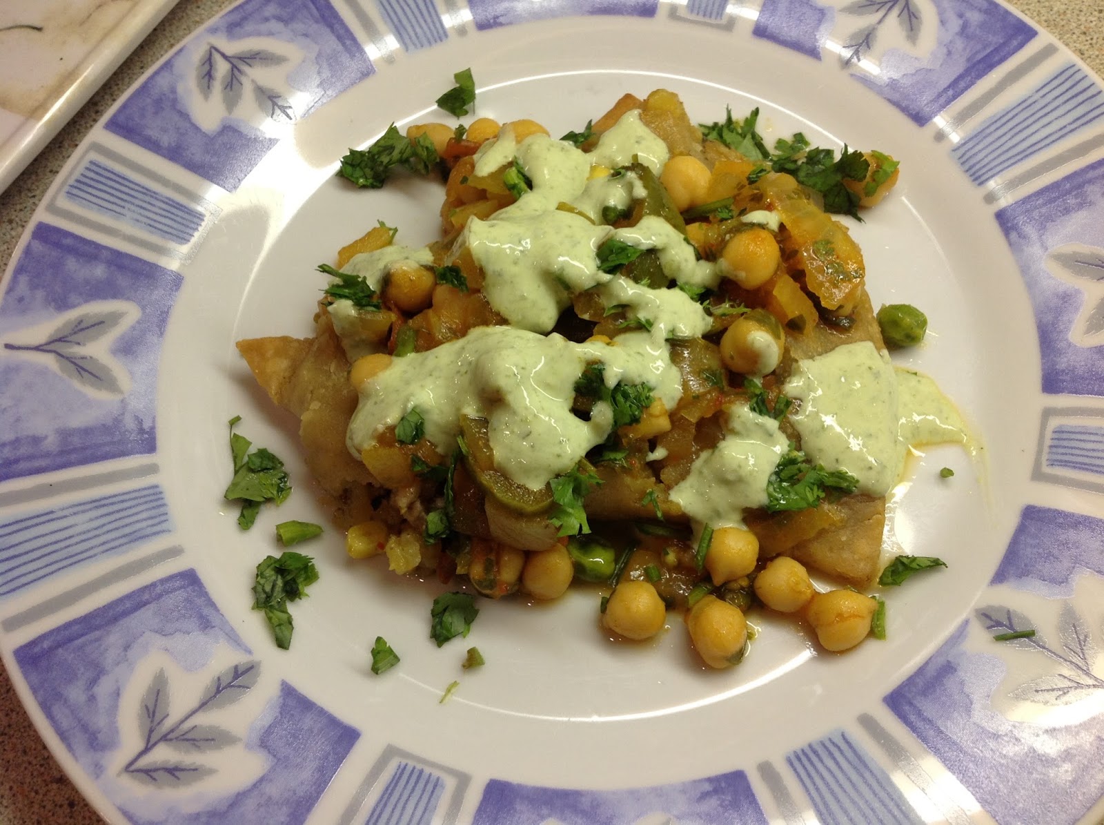 This Muslim Girl Bakes: Samosa Chaat.