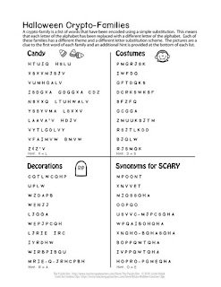 The Puzzle Den: Free Halloween Crypto-Family Puzzles