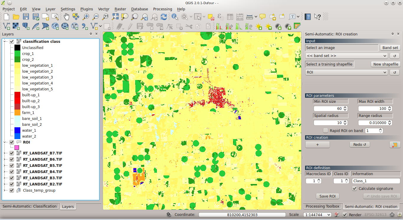 From GIS to Remote Sensing: Update: Semi-Automatic Classification ...