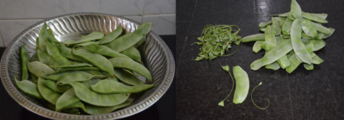 Avarakkai Kootu Recipe-How to make Broad Beans Kootu | Padhuskitchen