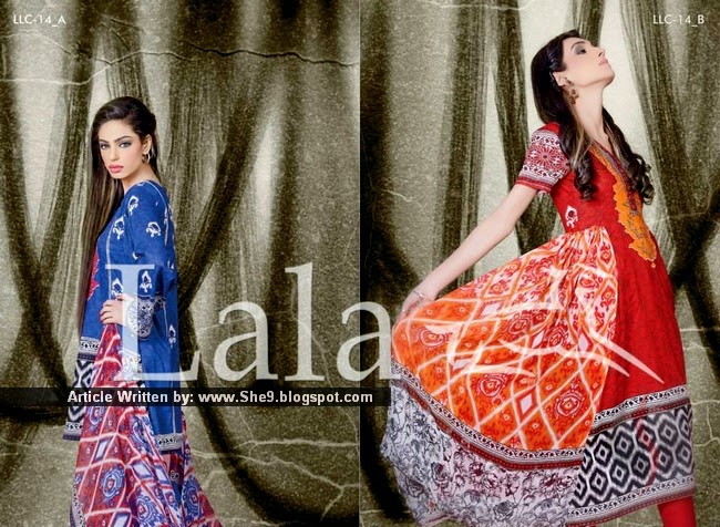 LALA CLASSIC CRINKLE Lawn Collection 2015 ~ She9 | Change the Life Style