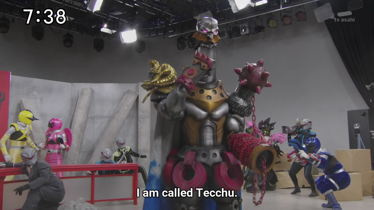 Kyuranger 23: Jark Matter Owns A Biased Stupid Channel Broadcasting ...