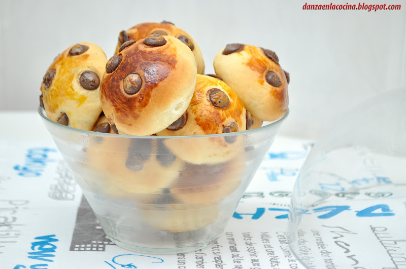 Danza en la cocina: Mini bollitos de chocolate