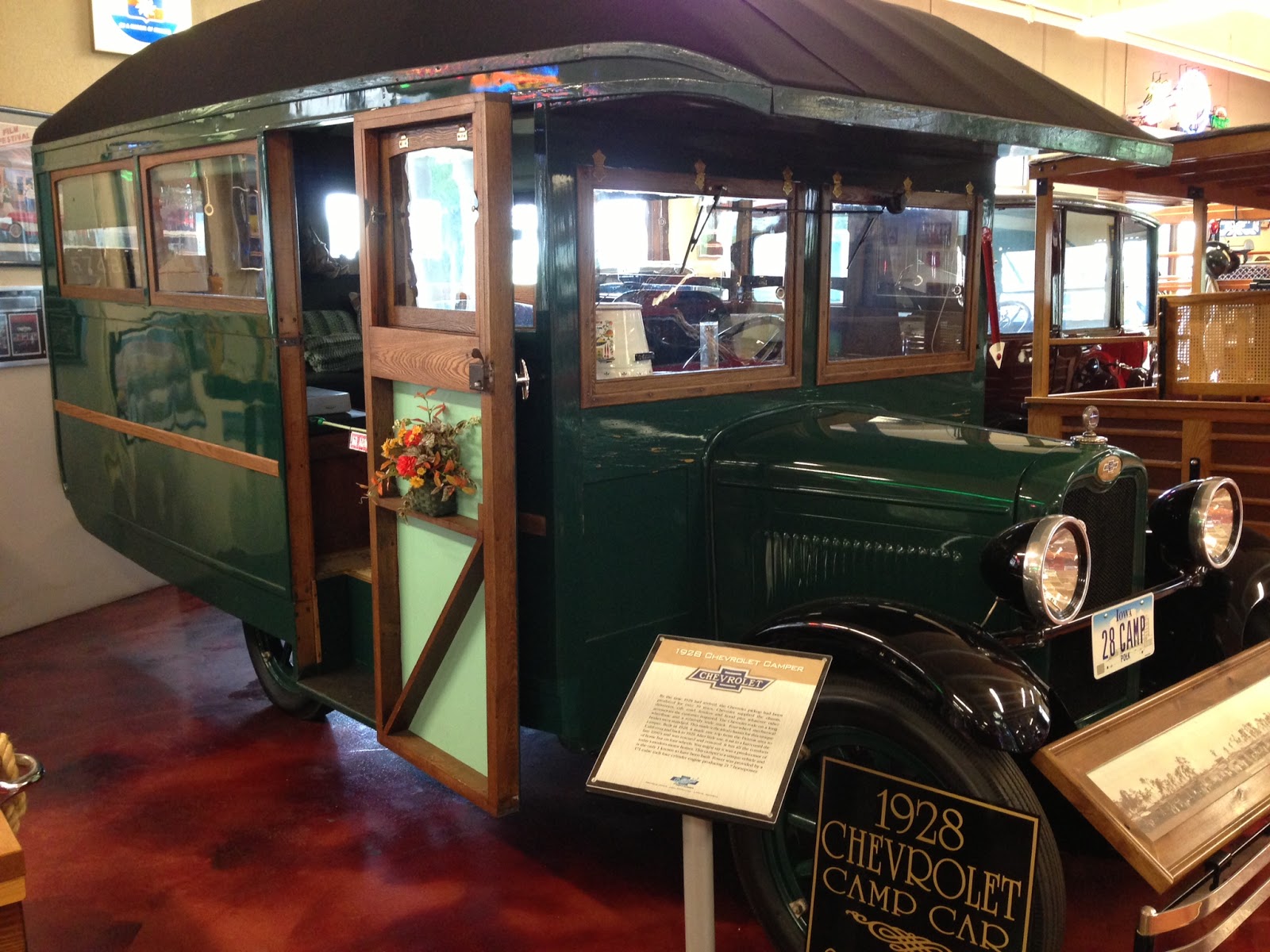 lil red needle box: Dennis Albaugh's car museum