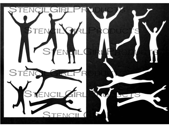 StencilGirl Talk: Silhouettes, Houses, Floral Spirals, and more ...